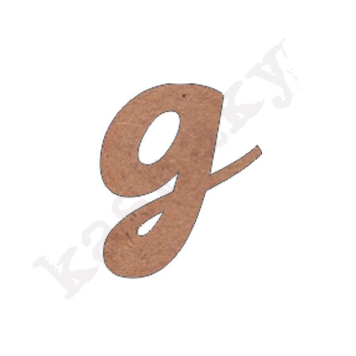 G2-001-ABC - ABECEDARIO ROSE MINÚSCULA LETRA "G" - Kashaky Dex Manualidades
