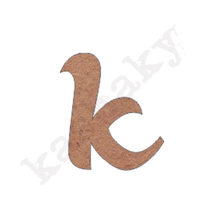 K2-001-ABC - ABECEDARIO ROSE MINÚSCULA LETRA "K" - Kashaky Dex Manualidades