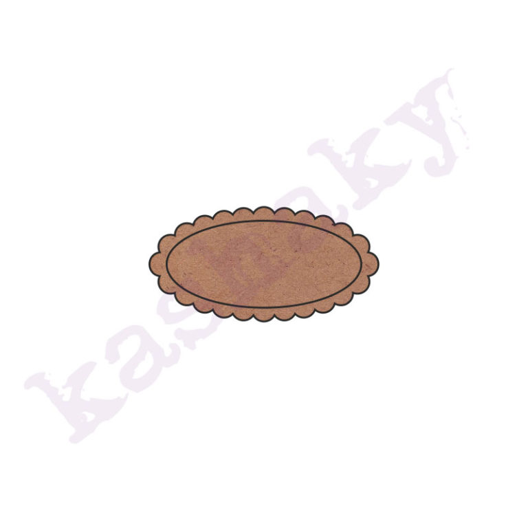 DM-206-CLA - OVALO CON ONDAS - Kashaky Dex Manualidades